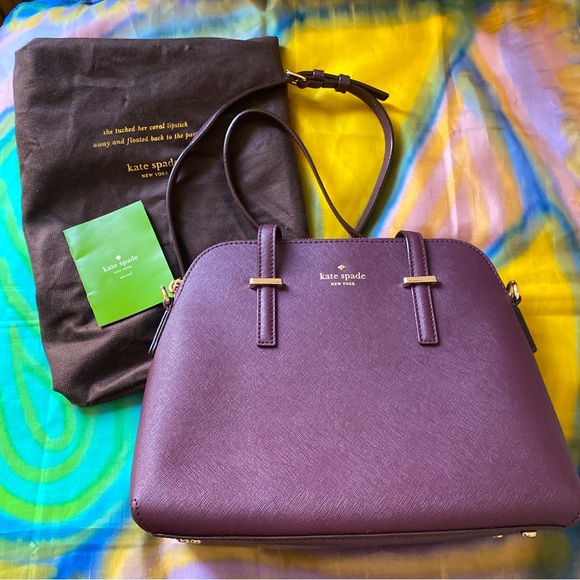 kate spade | Bags | Kate Spade Ny Cedar Street Maise Mulled Wine ...